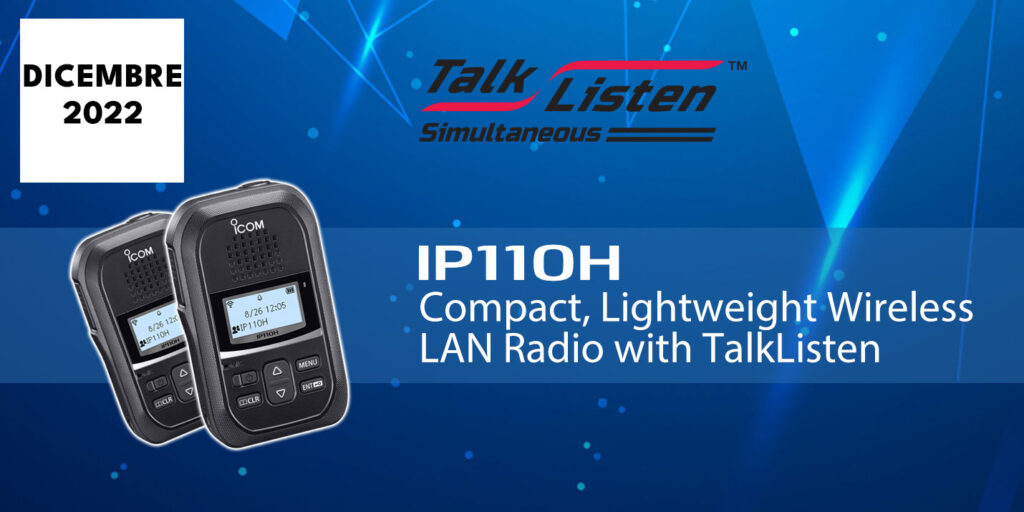 IP110H Icom Ricetrasmettitore portatile WLAN 2,4/5GHz | Advantec ...